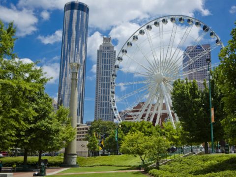 Easy going Atlanta, America